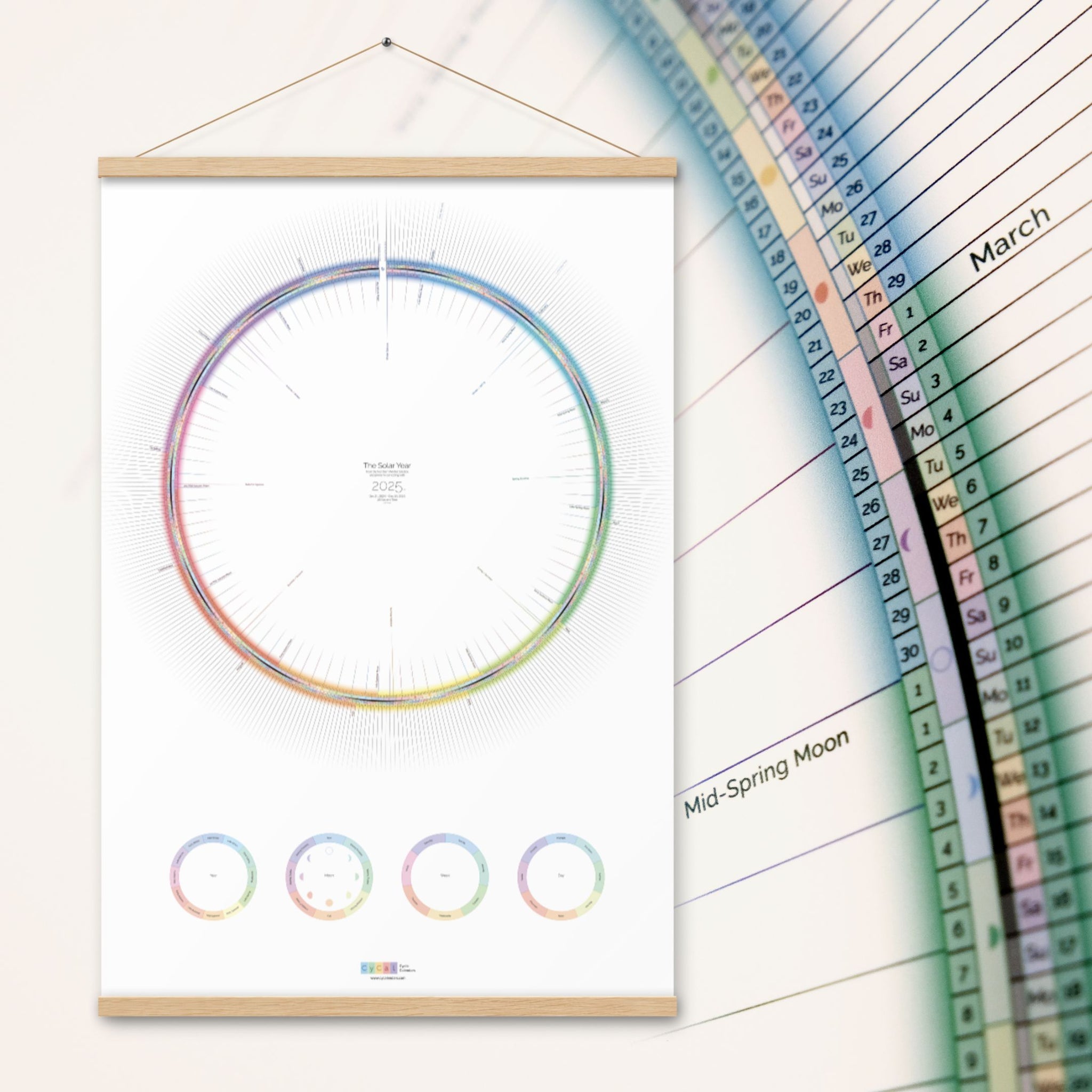 CYCAL Nature's Calendar - Where wild geese meet moonlight.